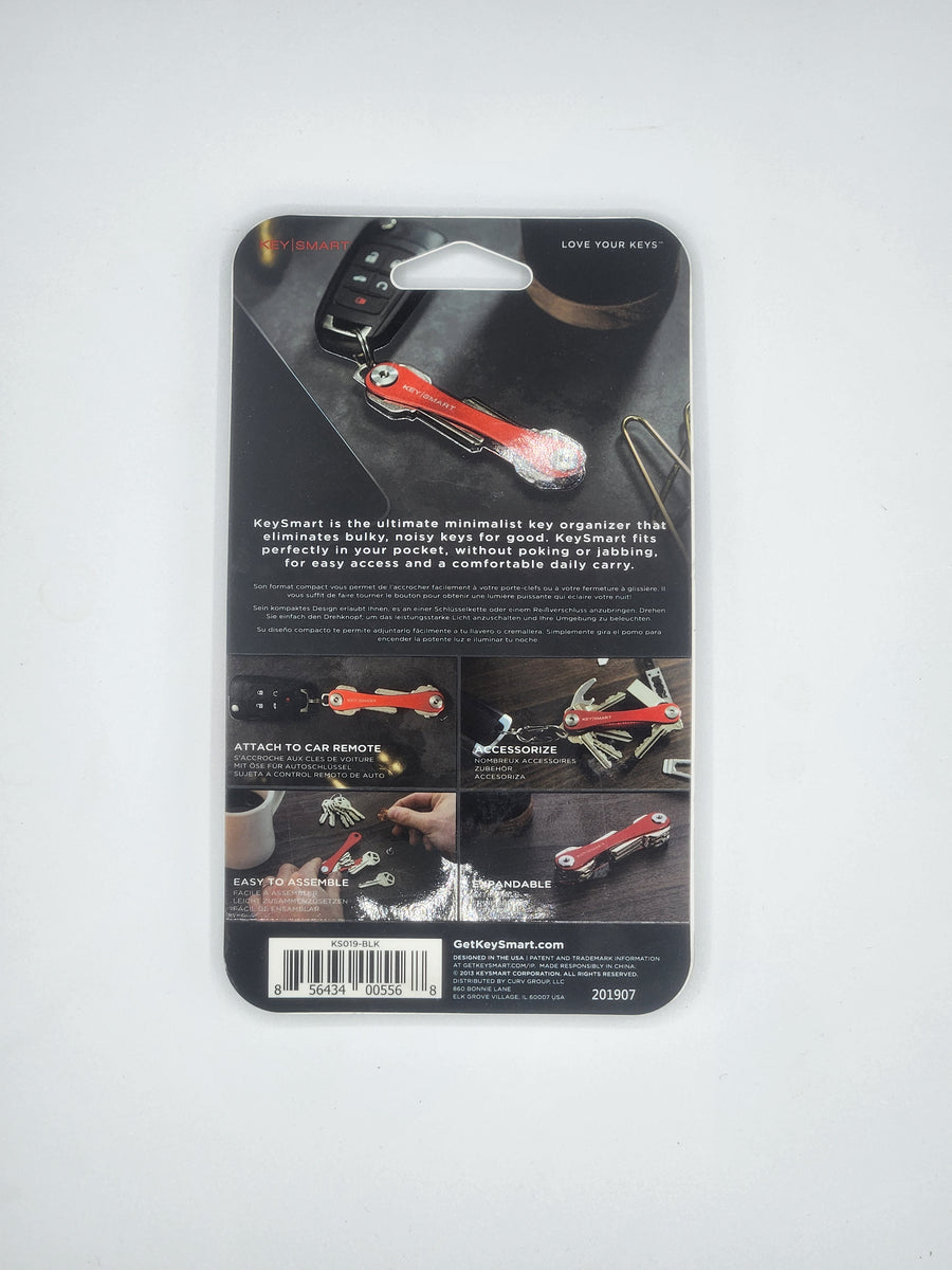 KeySmart Original Compact Key Holder - Black – Ascent Wear